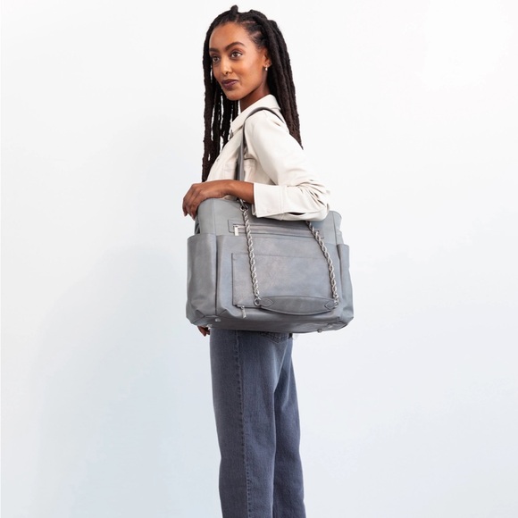BEIS | Bags | Beis The Diaper Bag In Grey | Poshmark